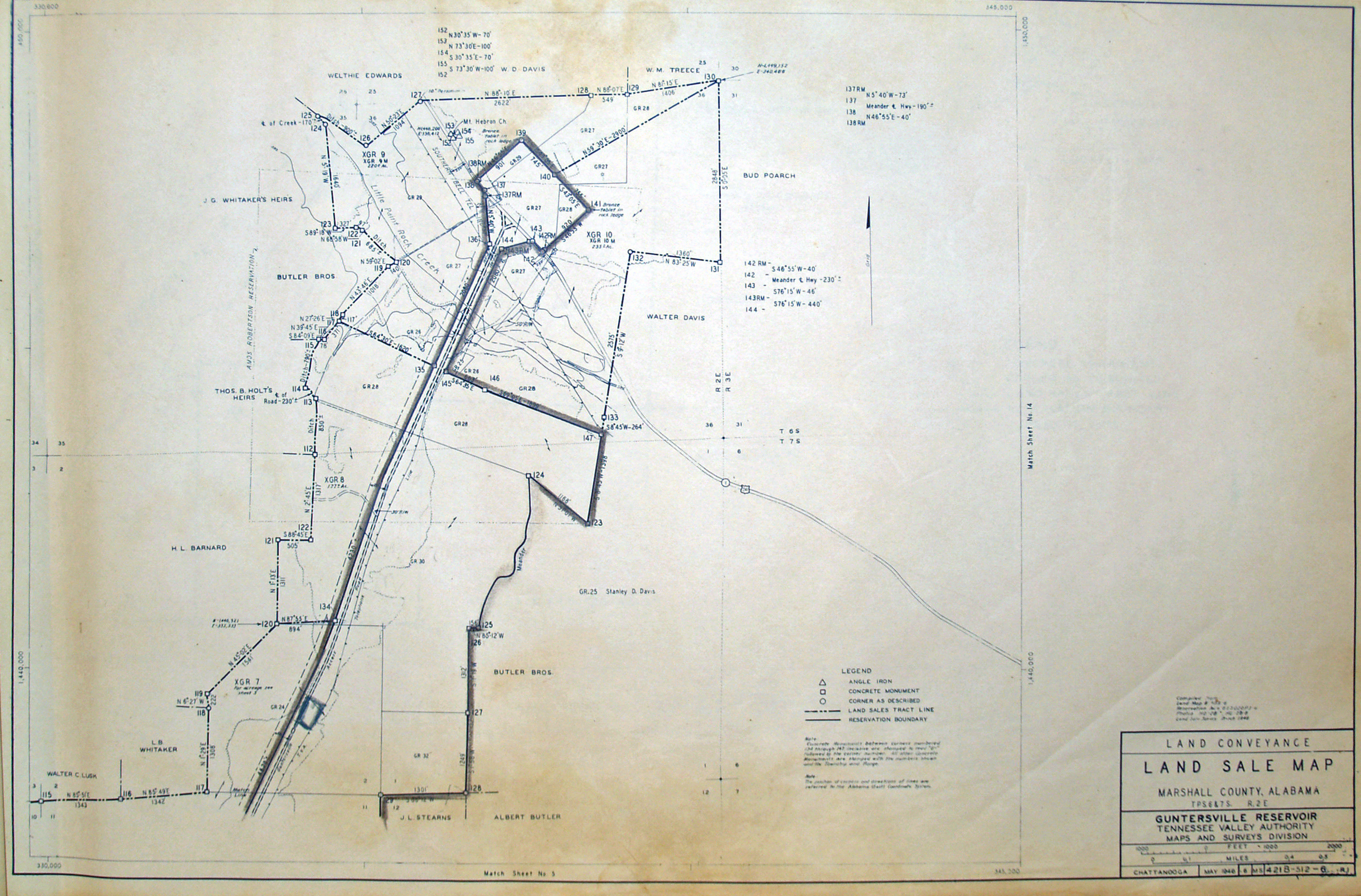 Guntersville Lake Watershed Before TVA